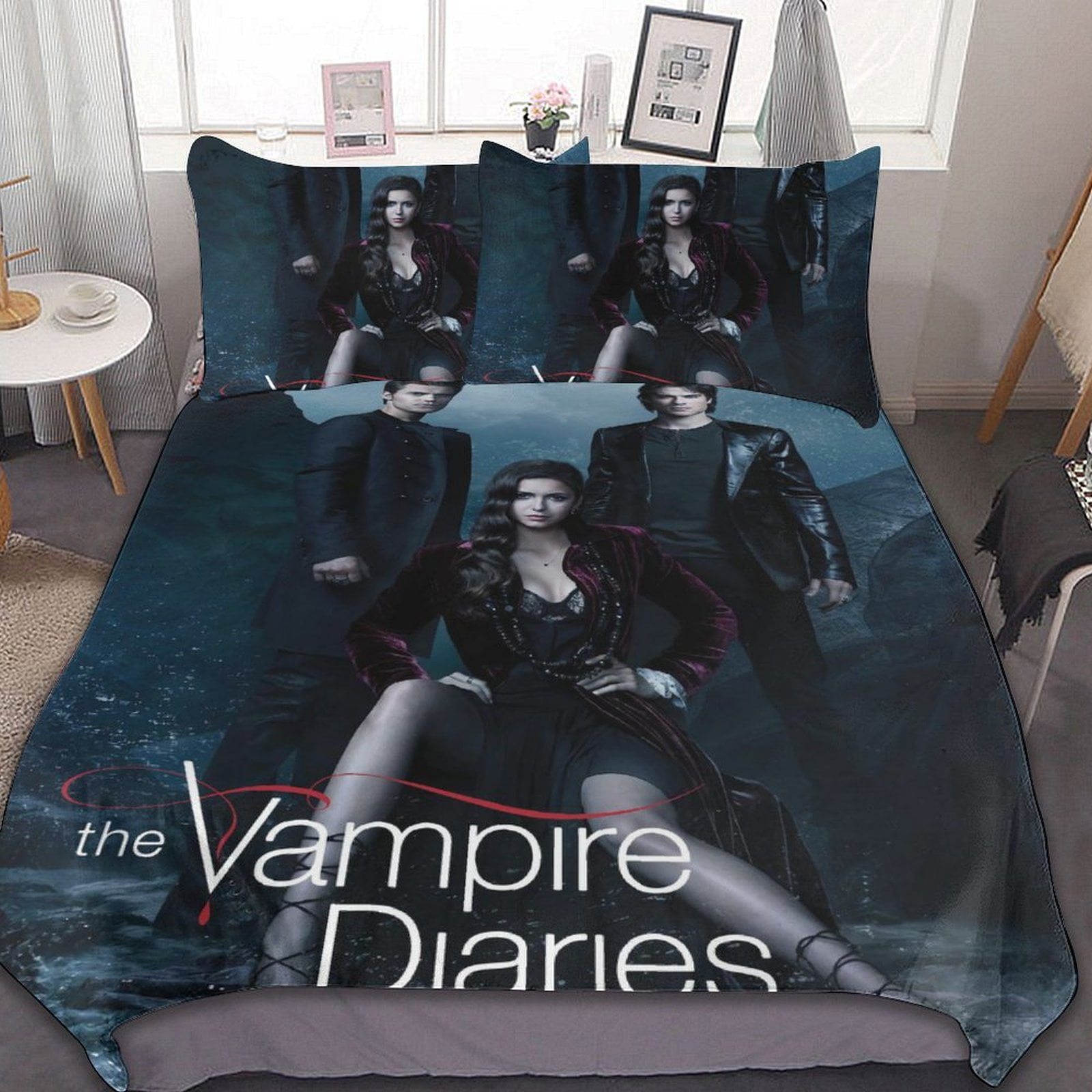 The Vampire Diaries Bed Duvet Cover Microfiber Bedding Sets 3D Printed ...