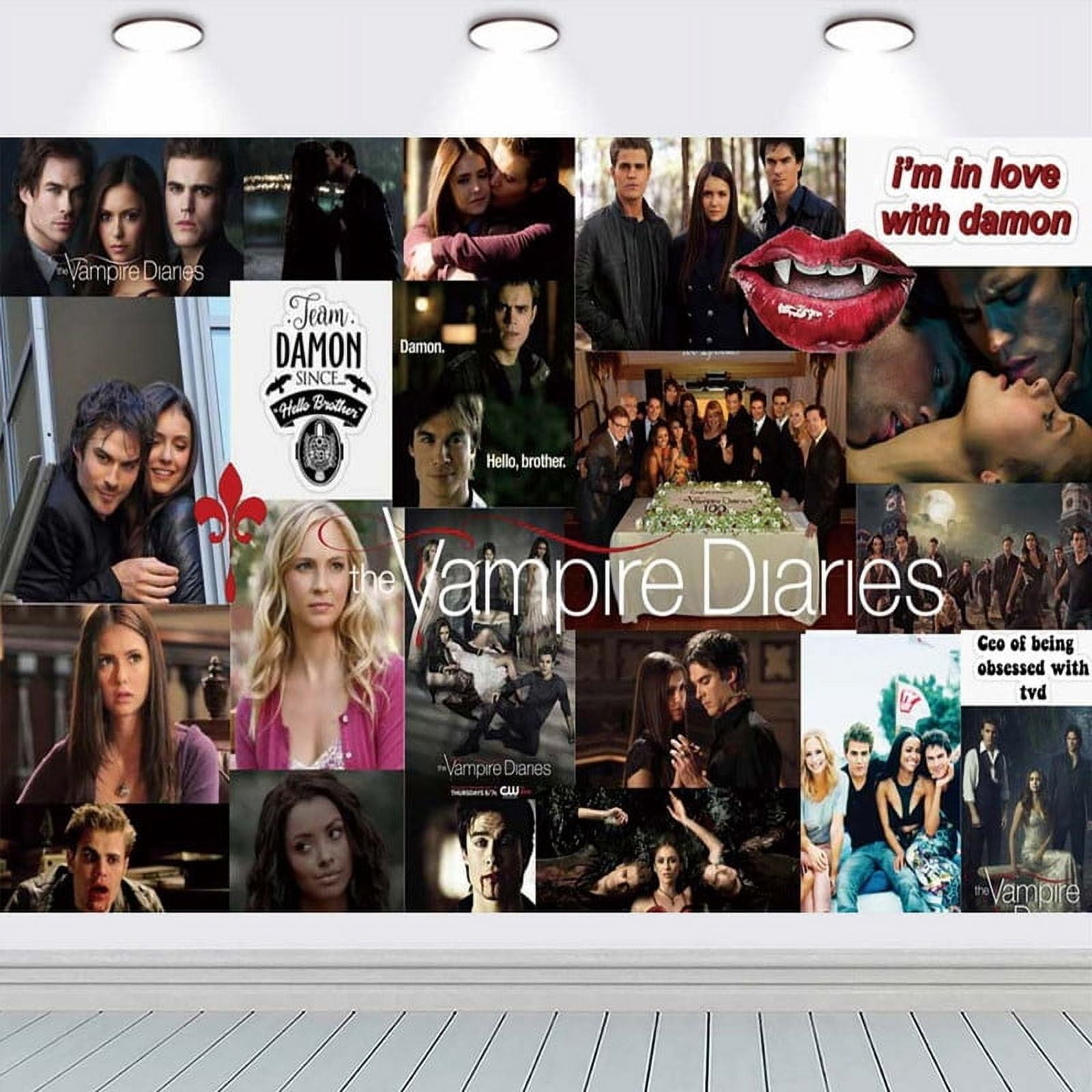 The Vampire Diaries Birthday Party Supplies Banner Backdrop Background ...