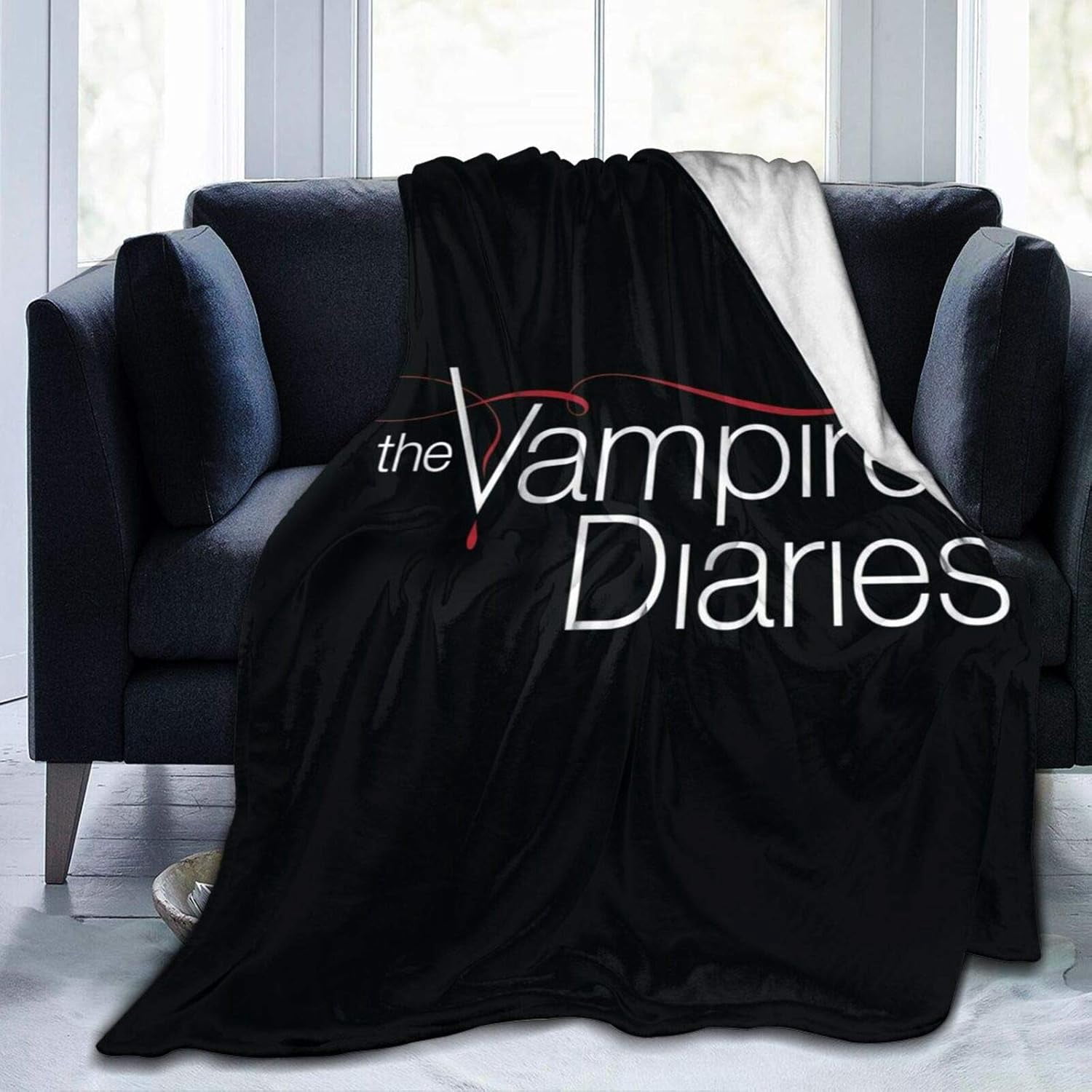 The Vampire Diaries Camping Fantasy Mysterious Decorative Bedspread ...