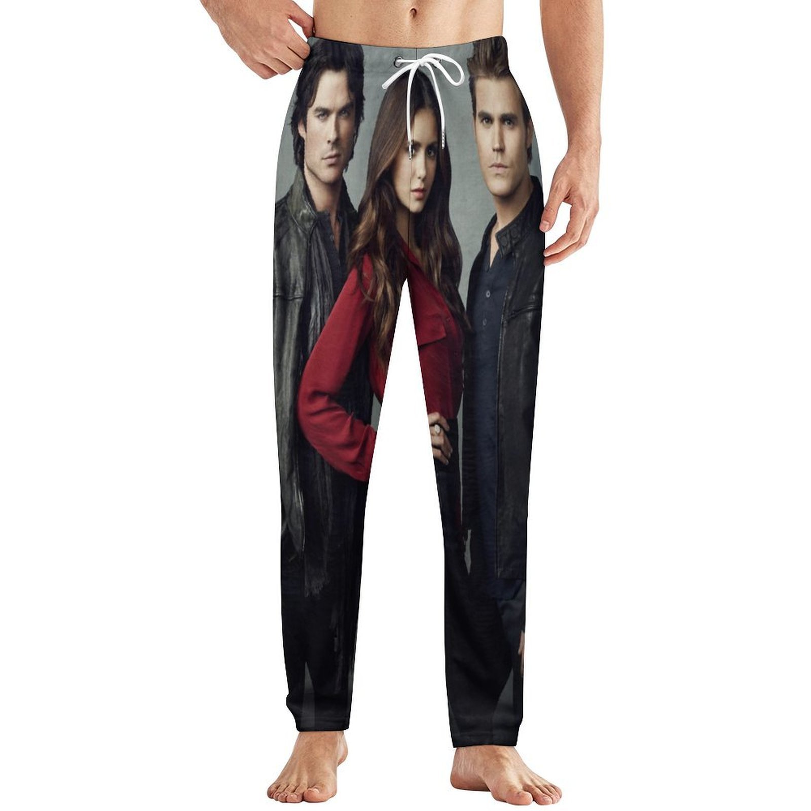 The Vampire Diaries Characters Flannel Men's Pajama Pants Bottoms Home ...