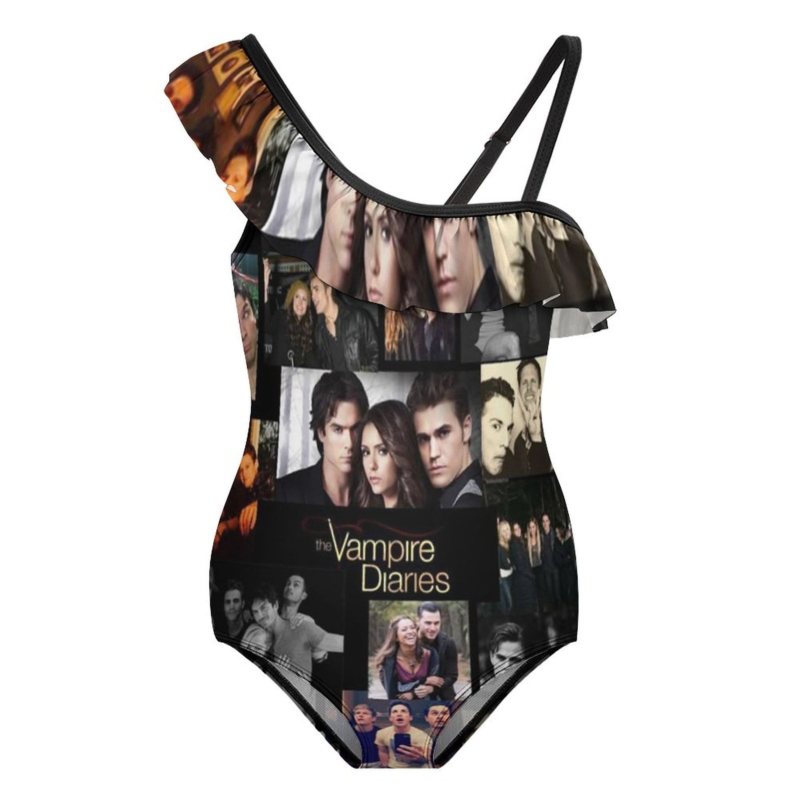 The Vampire Diaries Characters One-Piece Swimsuit for Girls Adjustable ...