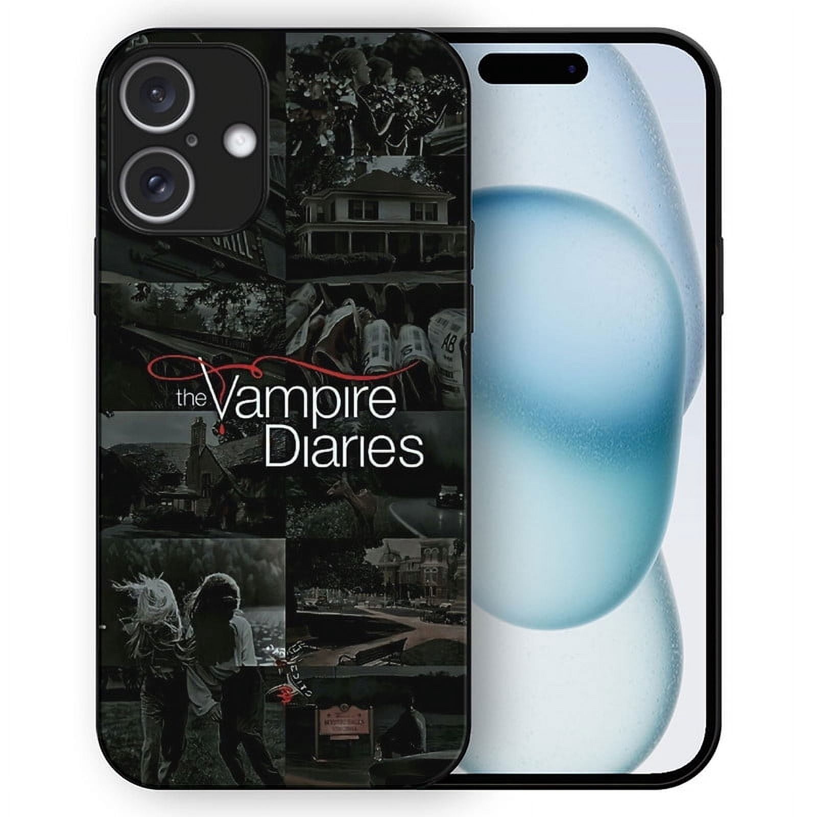 The Vampire Diaries Fan Phone Case,featuring a collage-style print of ...