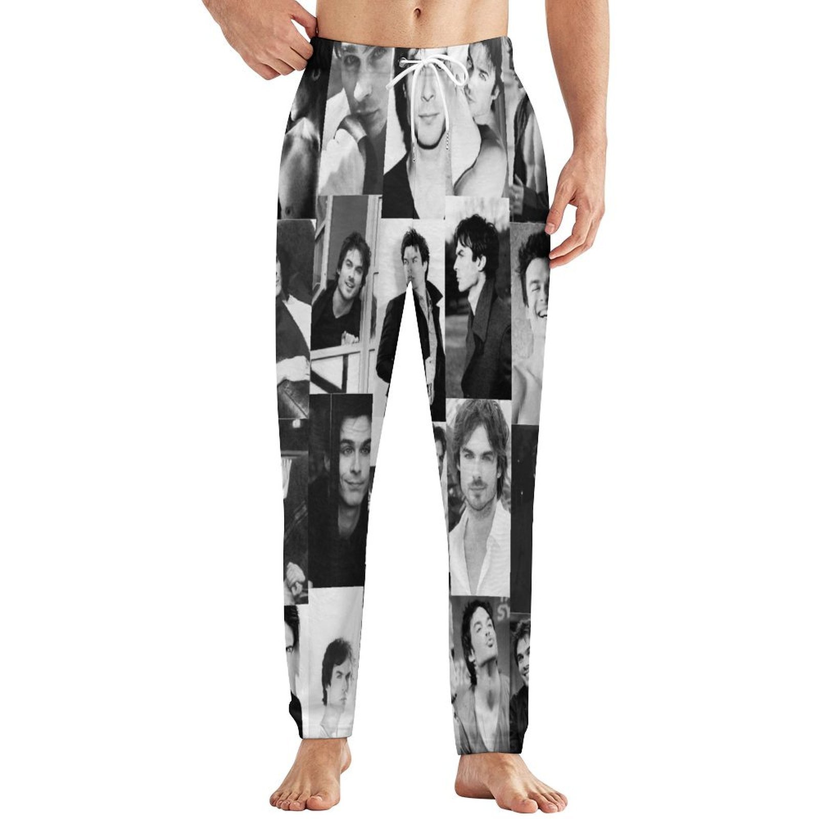 The Vampire Diaries Flannel Men's Pajama Pants Bottoms Home Loose Plush ...