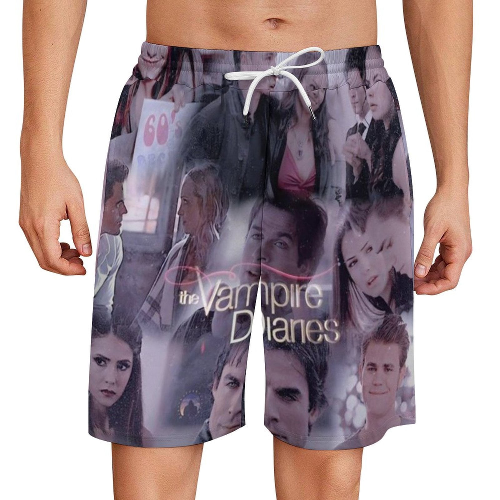 The Vampire Diaries Pattern Short Sweatpants Summer Daily Cozy Lounge ...