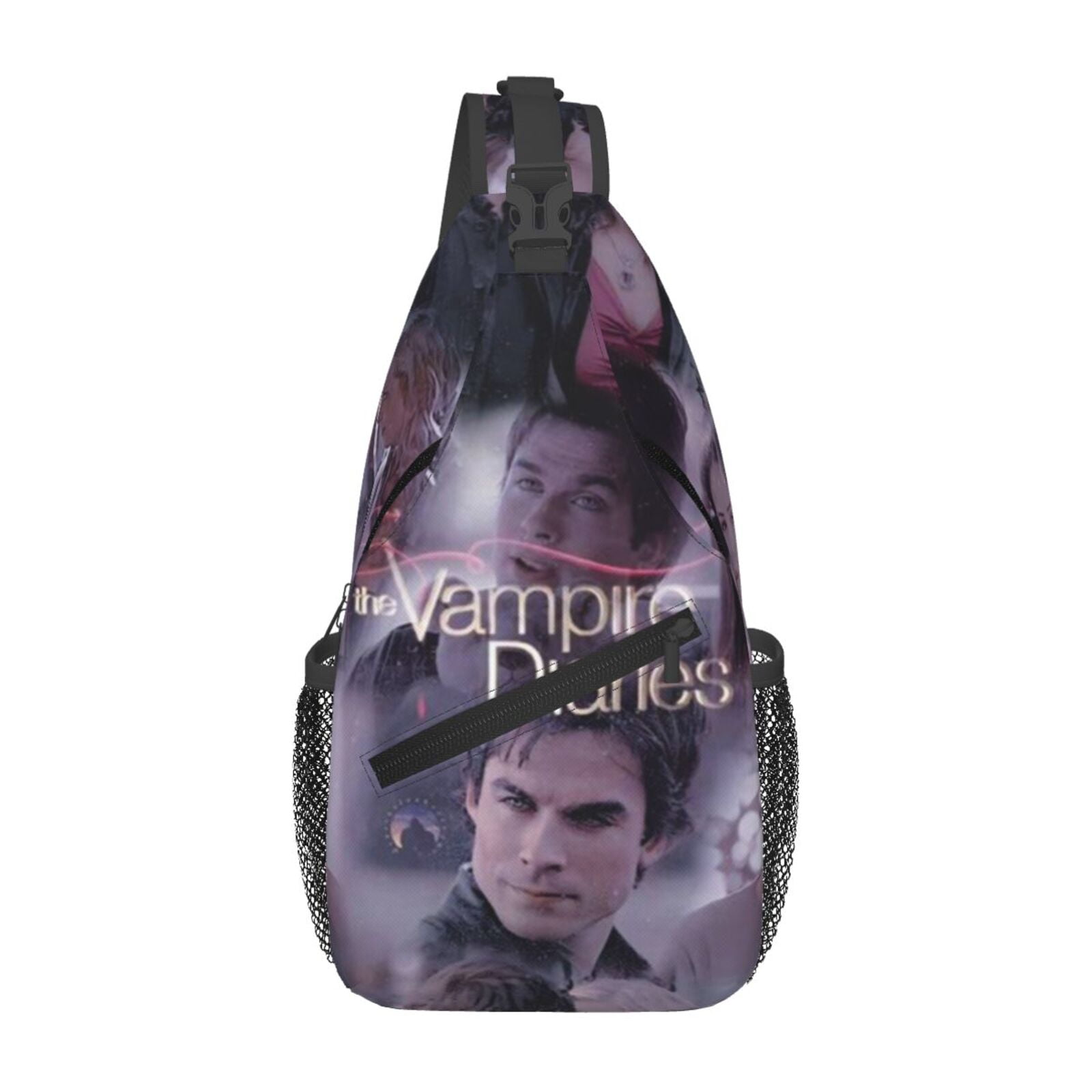 The Vampire Diaries Pattern Sling Bag Crossbody Backpack Chest Bags ...