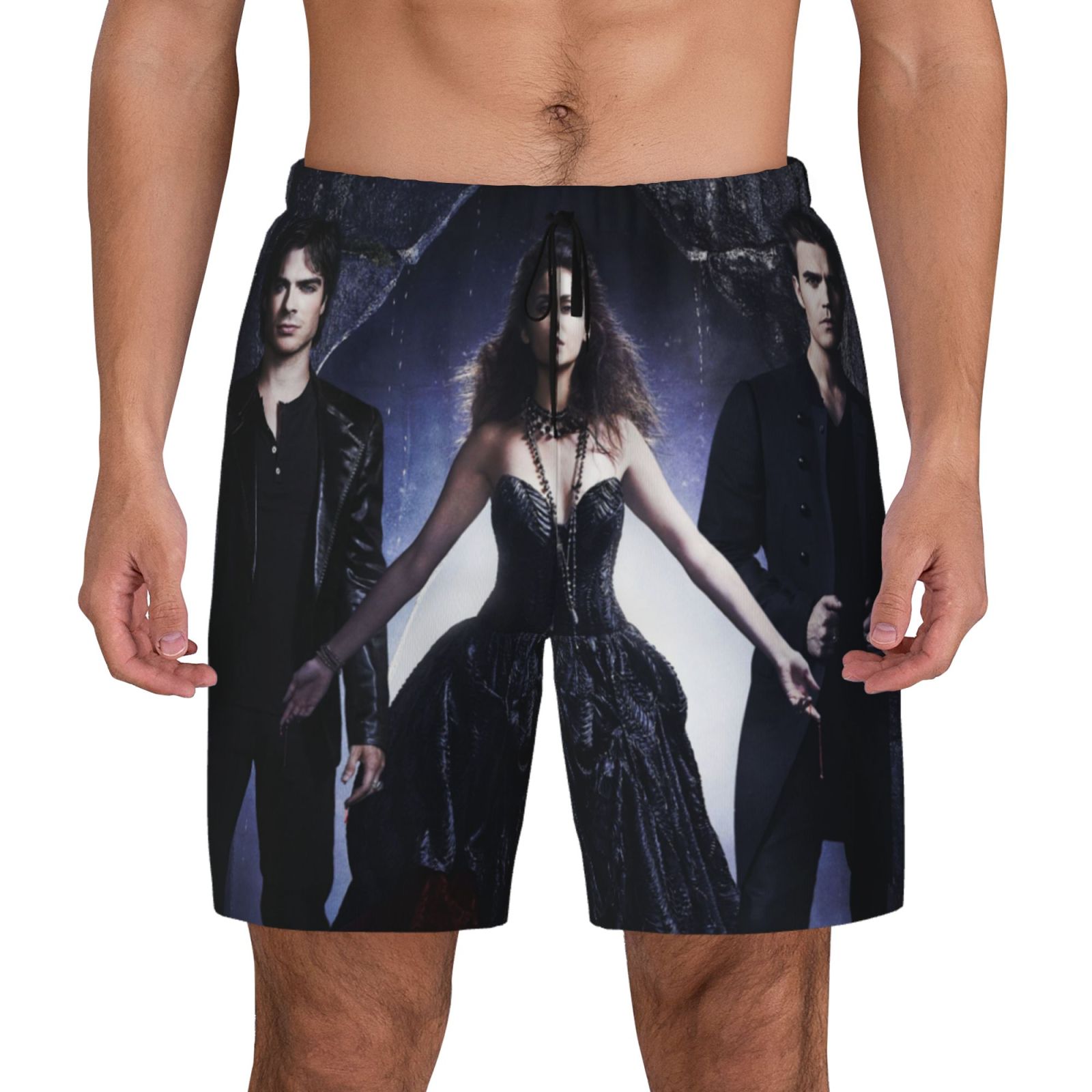 The Vampire Diaries Poster Men's Board Shorts Swim Trunks Quick Dry ...