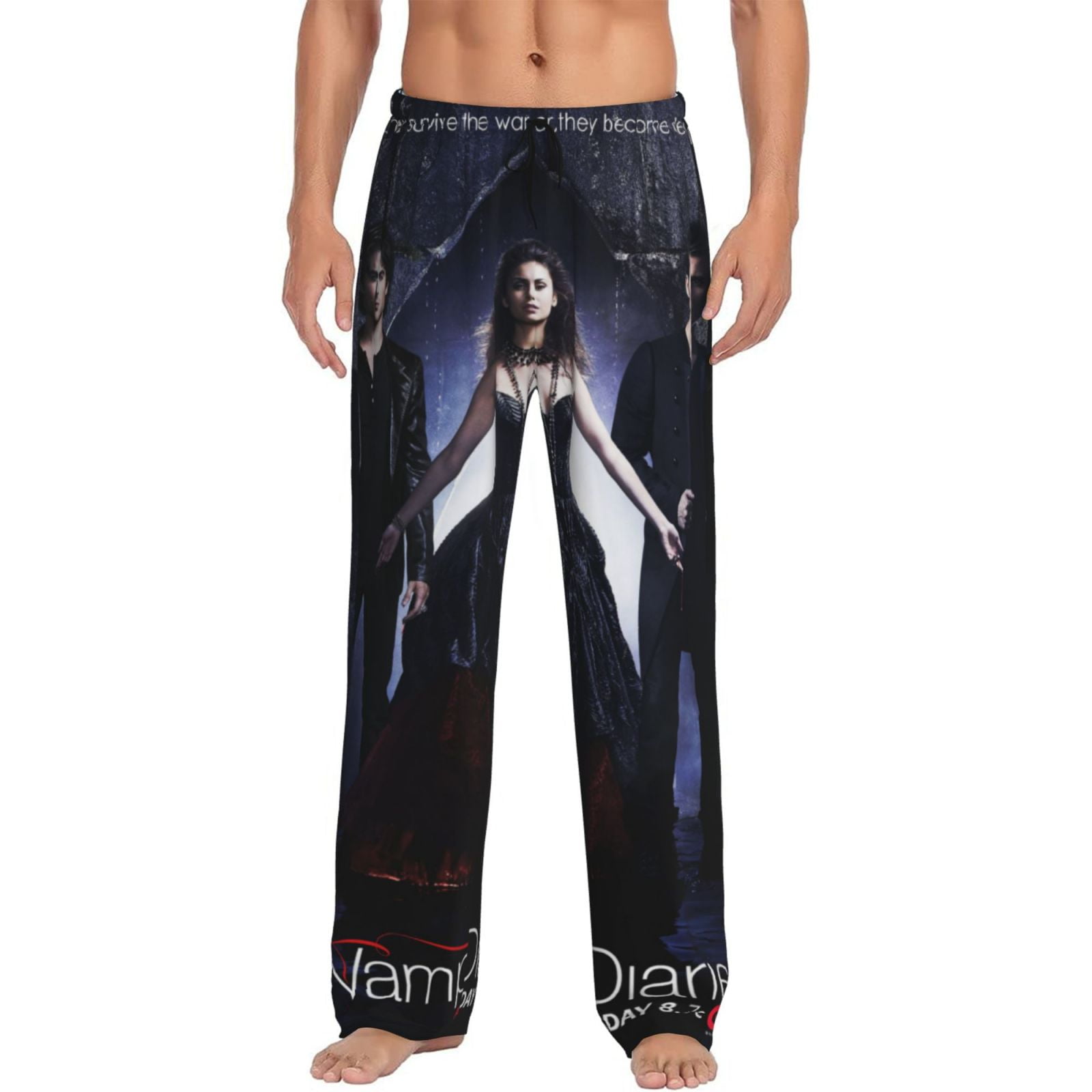 The Vampire Diaries Poster Men's Pajama Pants With Pockets Lounge ...