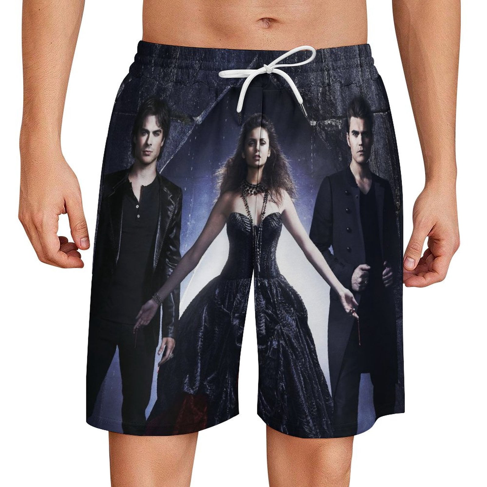 The Vampire Diaries Poster Short Sweatpants Summer Daily Cozy Lounge ...