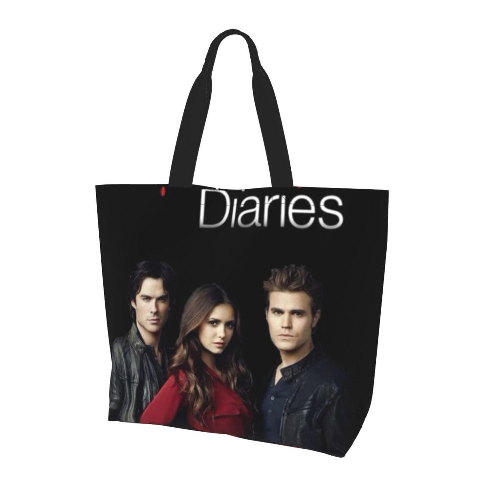 The Vampire Diaries Poster Tote Bags Reusable Women Shoulder Bag ...