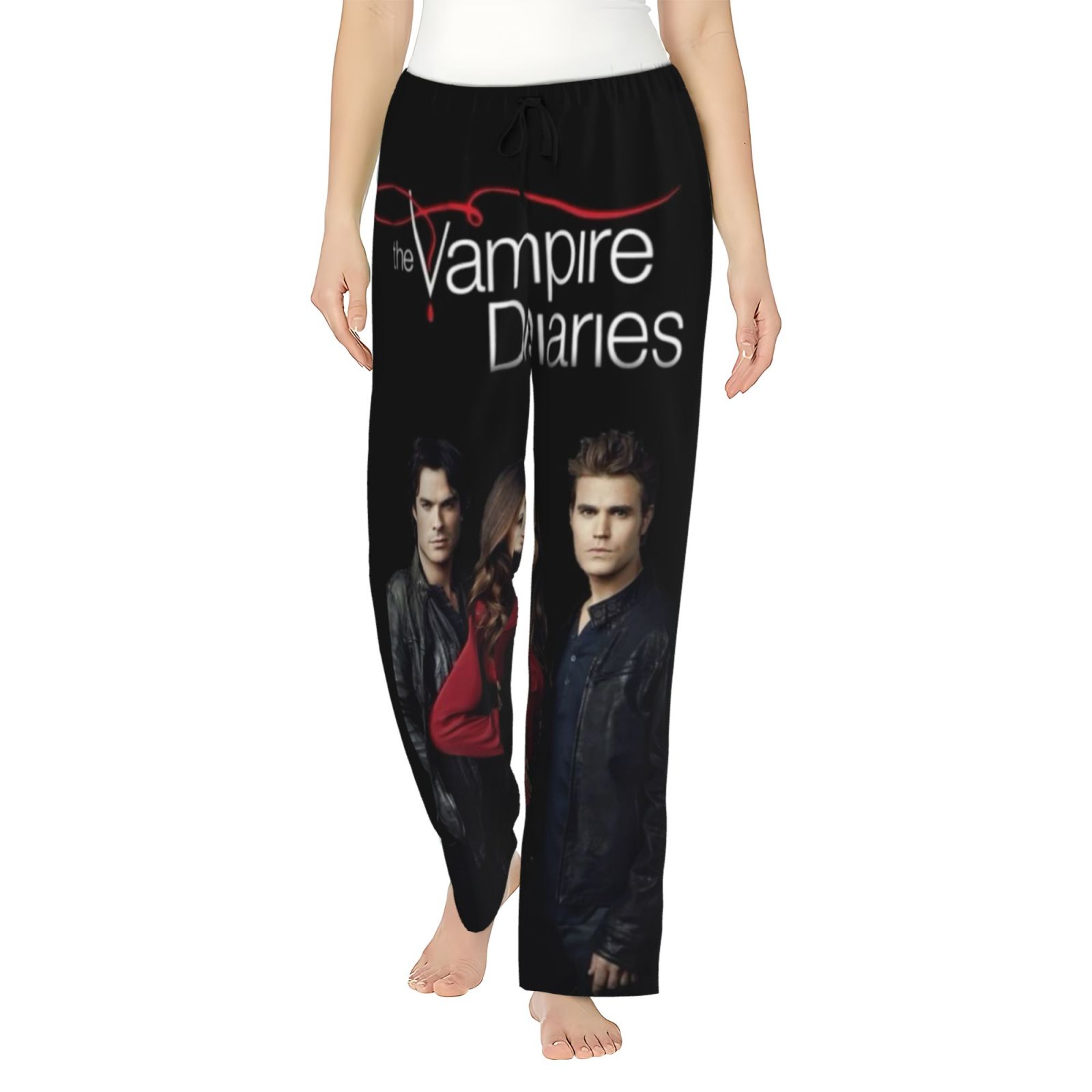 The Vampire Diaries Poster Women's Pajama Pants With Pockets Lounge ...