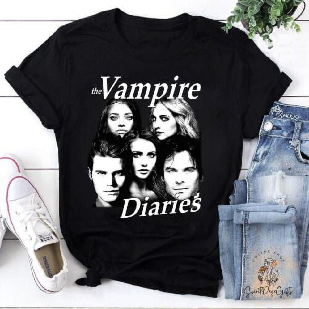 The Vampire Diaries T-Shirt, Vampire Shirt, Fictional Character Shirt ...