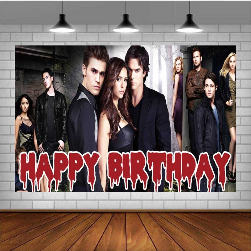 The Vampire Diaries Backdrop Party Supplies Wall Decor Banner Poster ...
