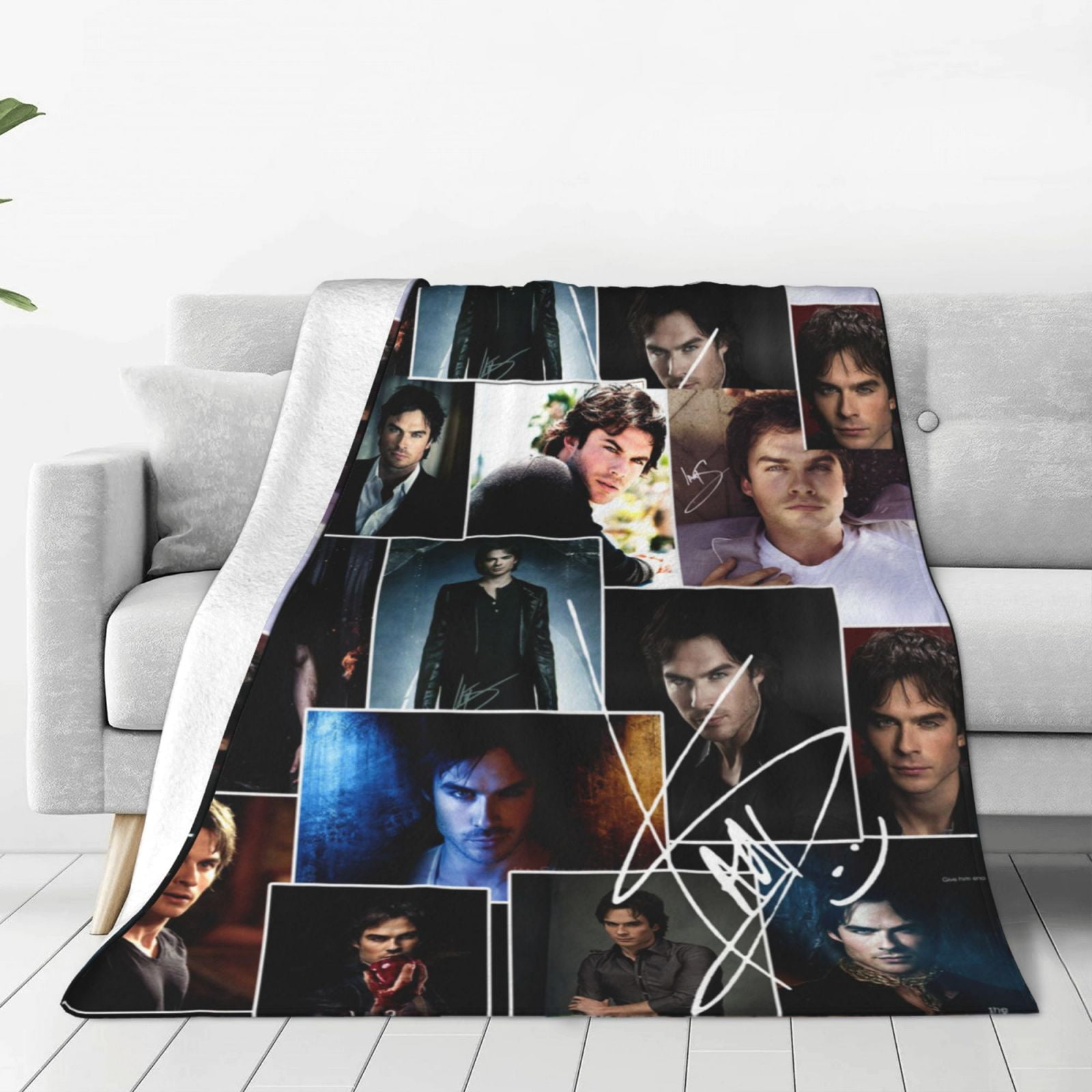 The Vampire Diaries Throw Blanket Couch Bed Sofa Soft Lightweight Warm ...