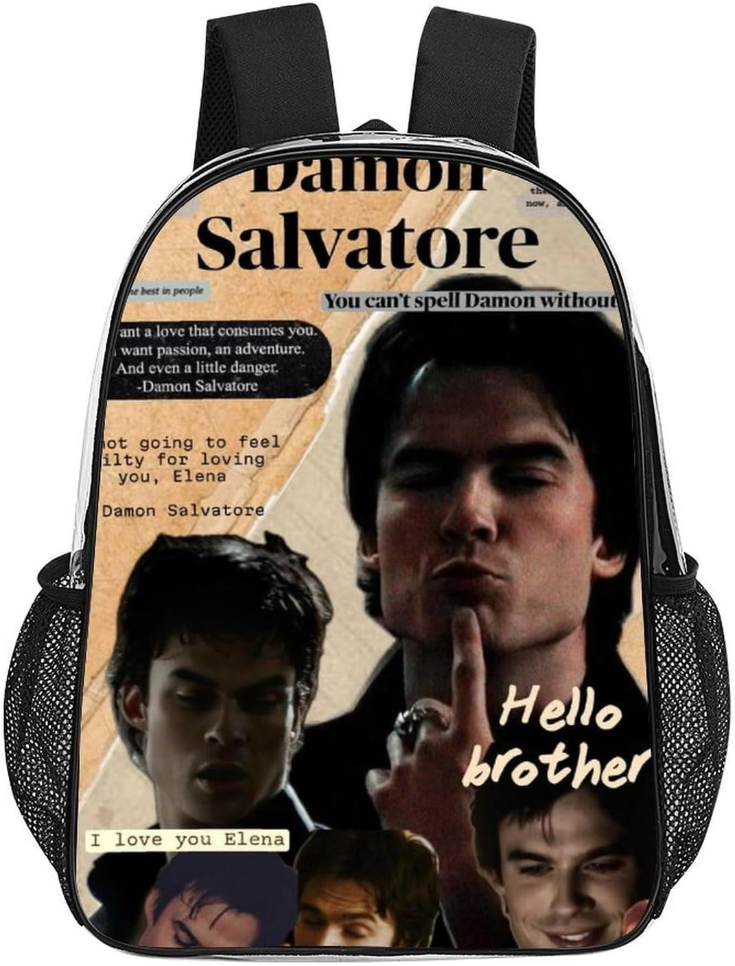 The Vampire diaries Backpack Unique Clear PVC Swim Bag Transparent ...