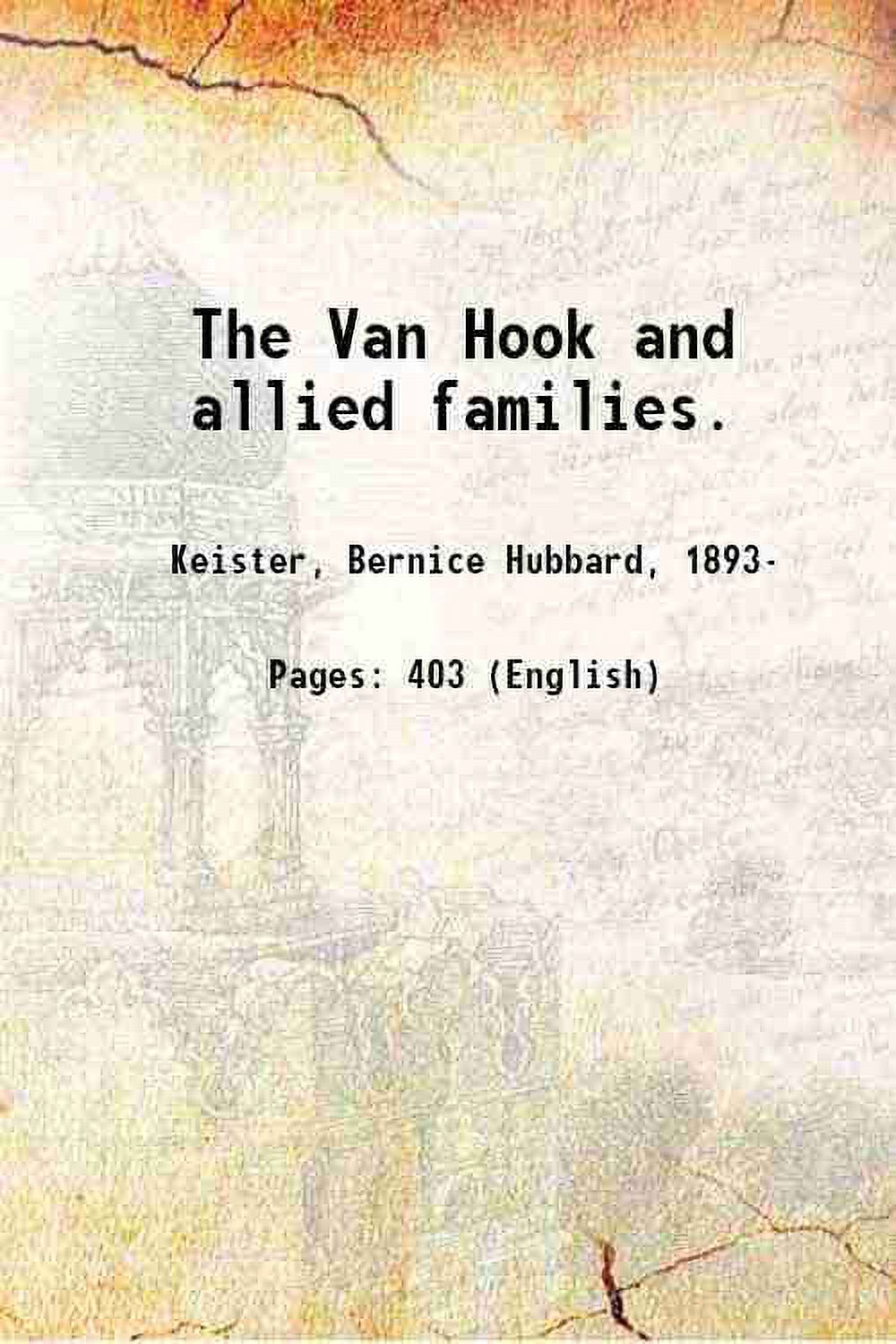 The Van Hook and allied families. 1957 - Walmart.com