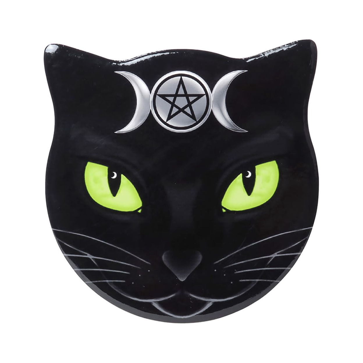 The Vault Ceramic Triple Moon Cat Coaster - Walmart.com