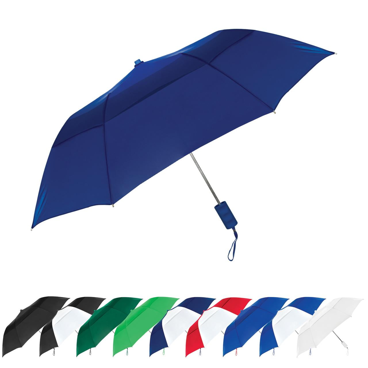 The Vented Windproof 42" Compact Small Automatic Open Folding Travel ...