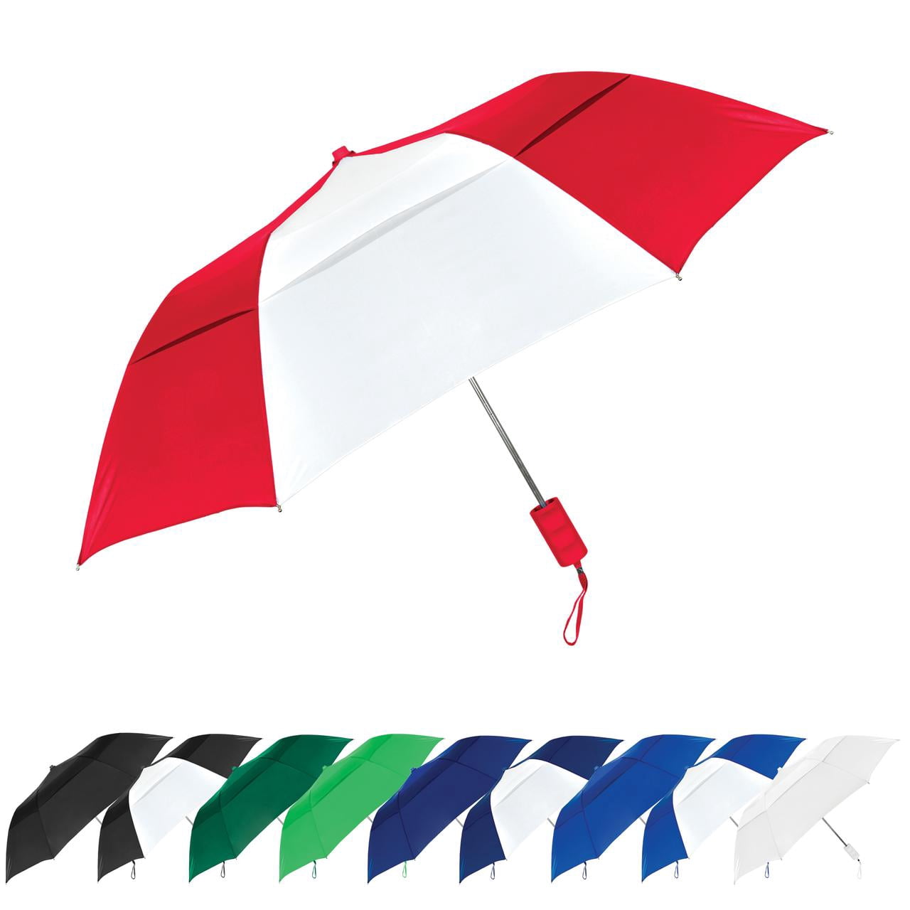 The Vented Windproof 42" Compact Small Automatic Open Folding Travel ...
