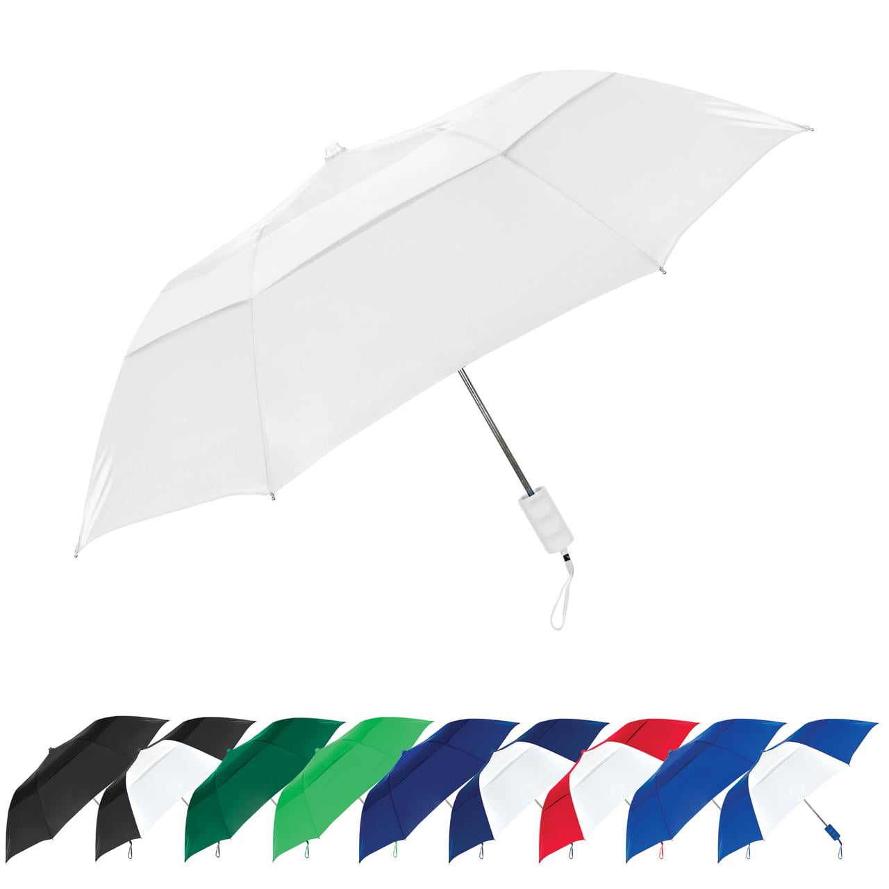 The Vented Windproof 42" Compact Small Automatic Open Folding Travel ...
