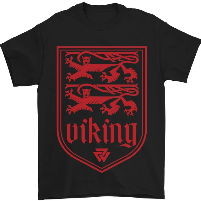 The Vikings Valknut Symbol Lions Valhalla T-Shirt - Walmart.com