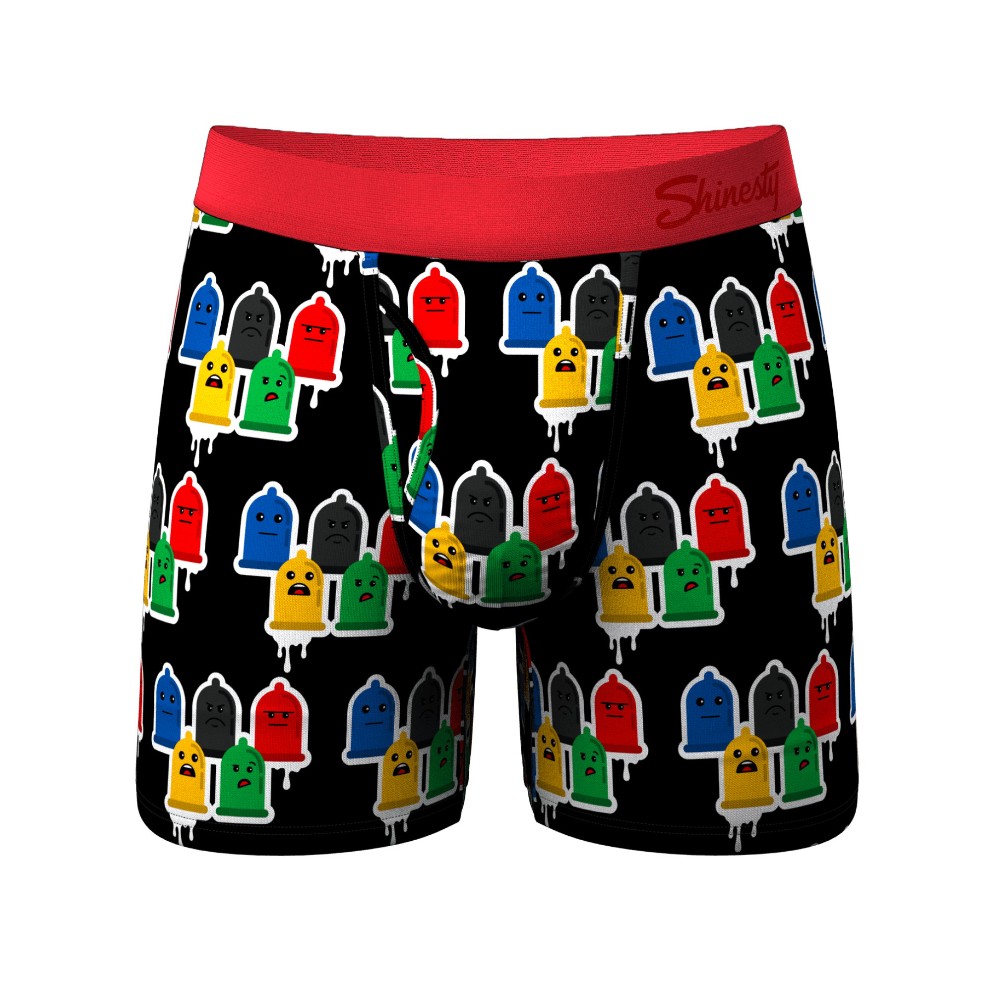 The Village Armor - Shinesty Condom Ball Hammock Boxer Briefs With Fly ...