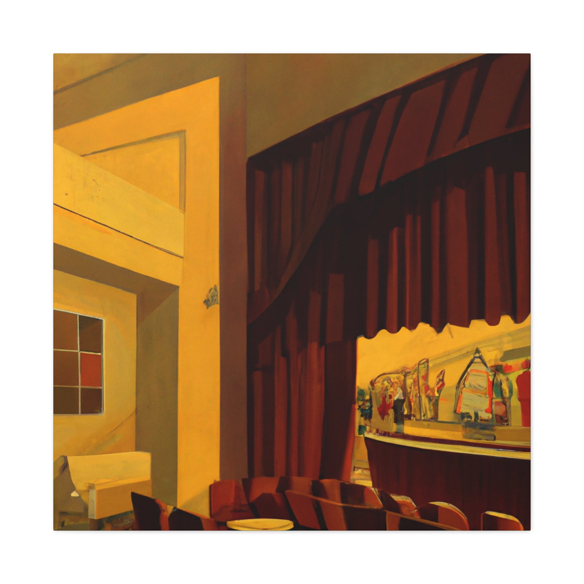 "The Vintage Cinema Scene" - Canvas - Walmart.com