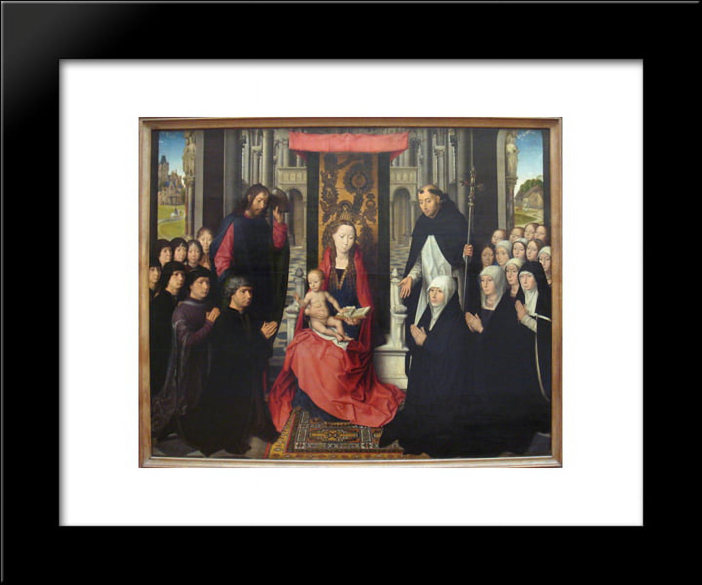 The Virgin and Child with St. James and St. Dominic Presenting the ...