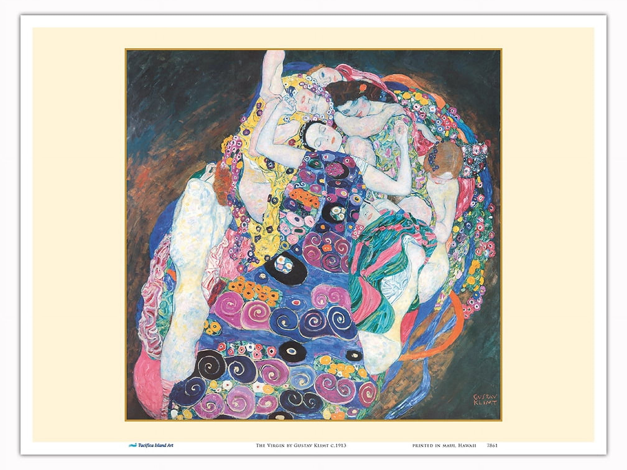 The Virgin - From an Original Color Painting by Gustav Klimt c.1913 ...