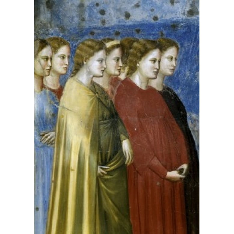 The Virgin's Wedding Procession c 1305/13 Giotto di Bondone Fresco ...