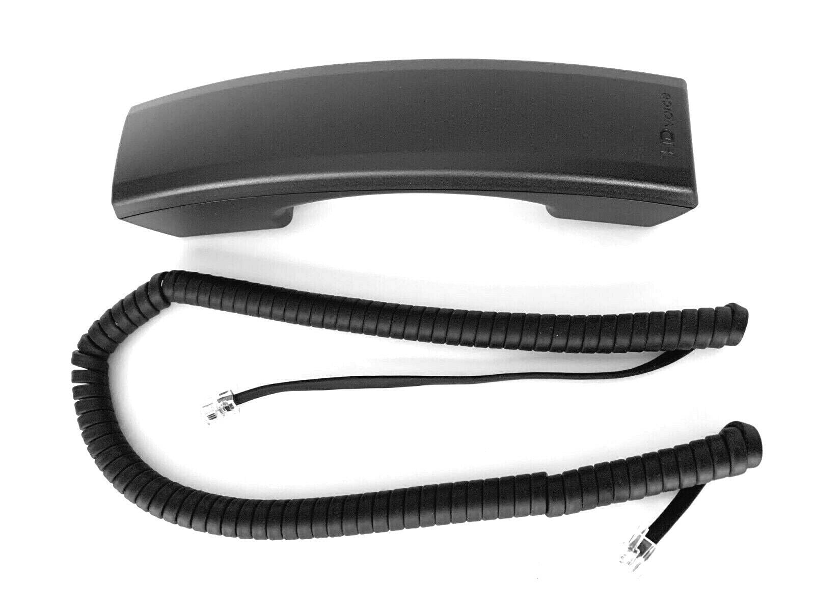 The VoIP Lounge HD Voice Handset with Curly Cord for Polycom VVX 250 ...