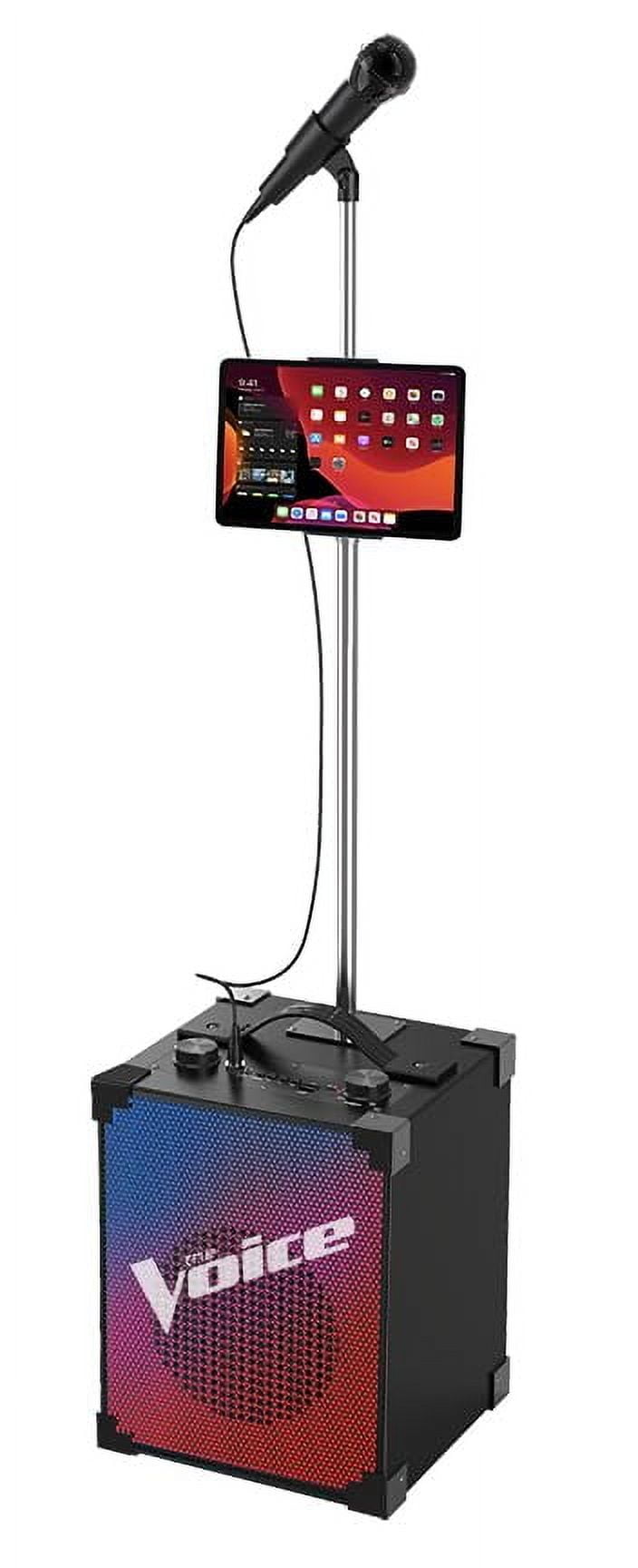 The Voice - Amped Portable Light-up Karaoke Bluetooth Speaker ...