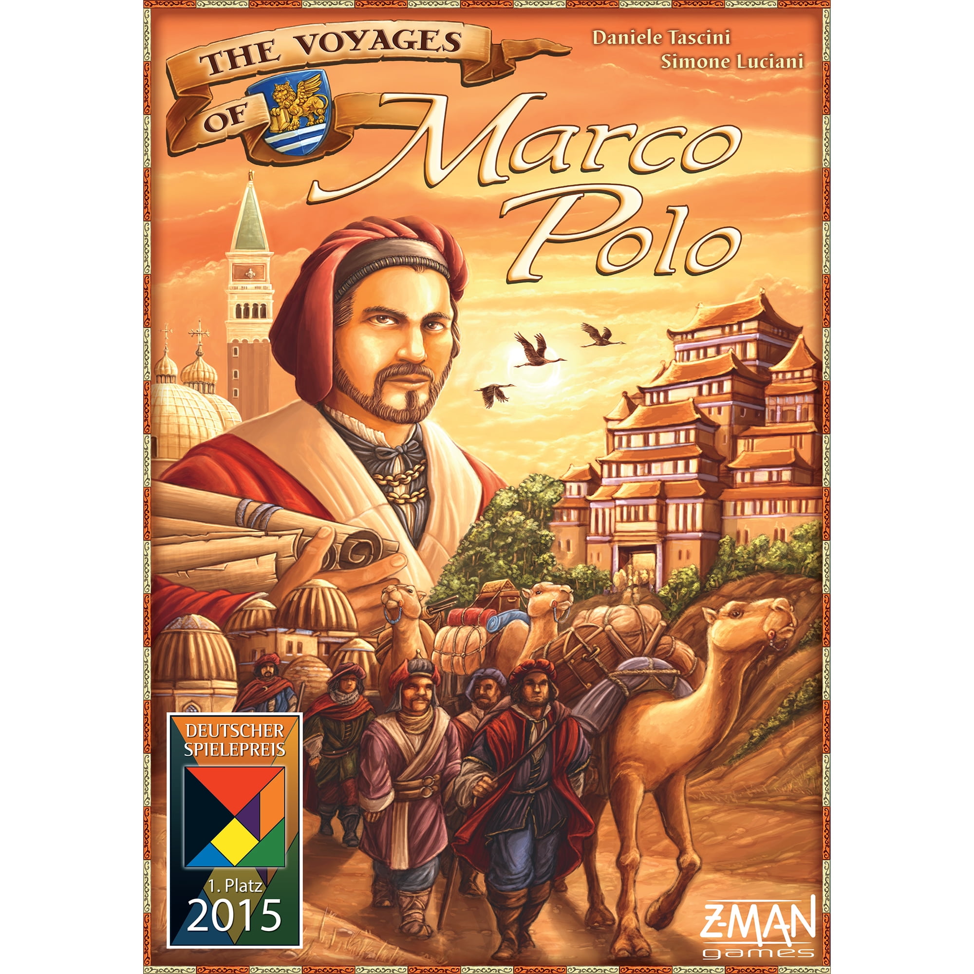 The Voyages of Marco Polo Strategy Board Game, for Ages 13 and up, from ...