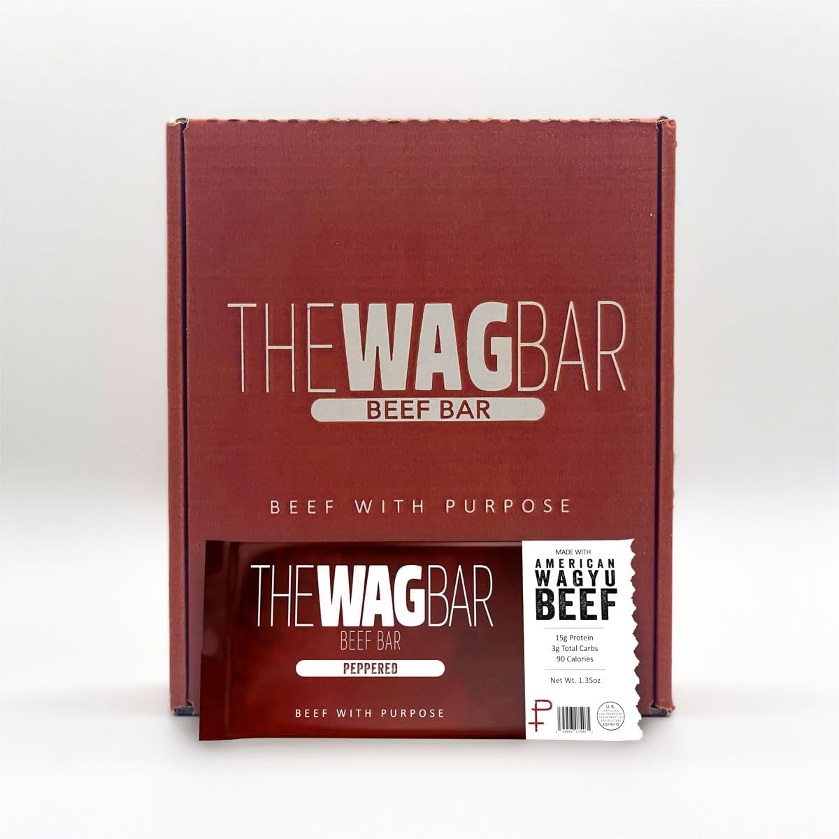 The WagBar Beef Bar SE33 made with American Wagyu Beef (Peppered ...