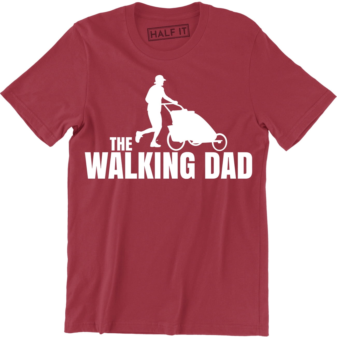 The Walking Dad - Funny Dead Zombie Father Gift Dad Joke Retro Tee ...