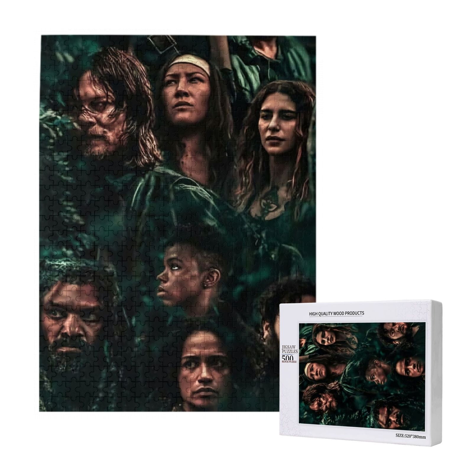 The Walking Dead Anime Puzzles Boys Girls Teens 300/500/1000 Piece ...
