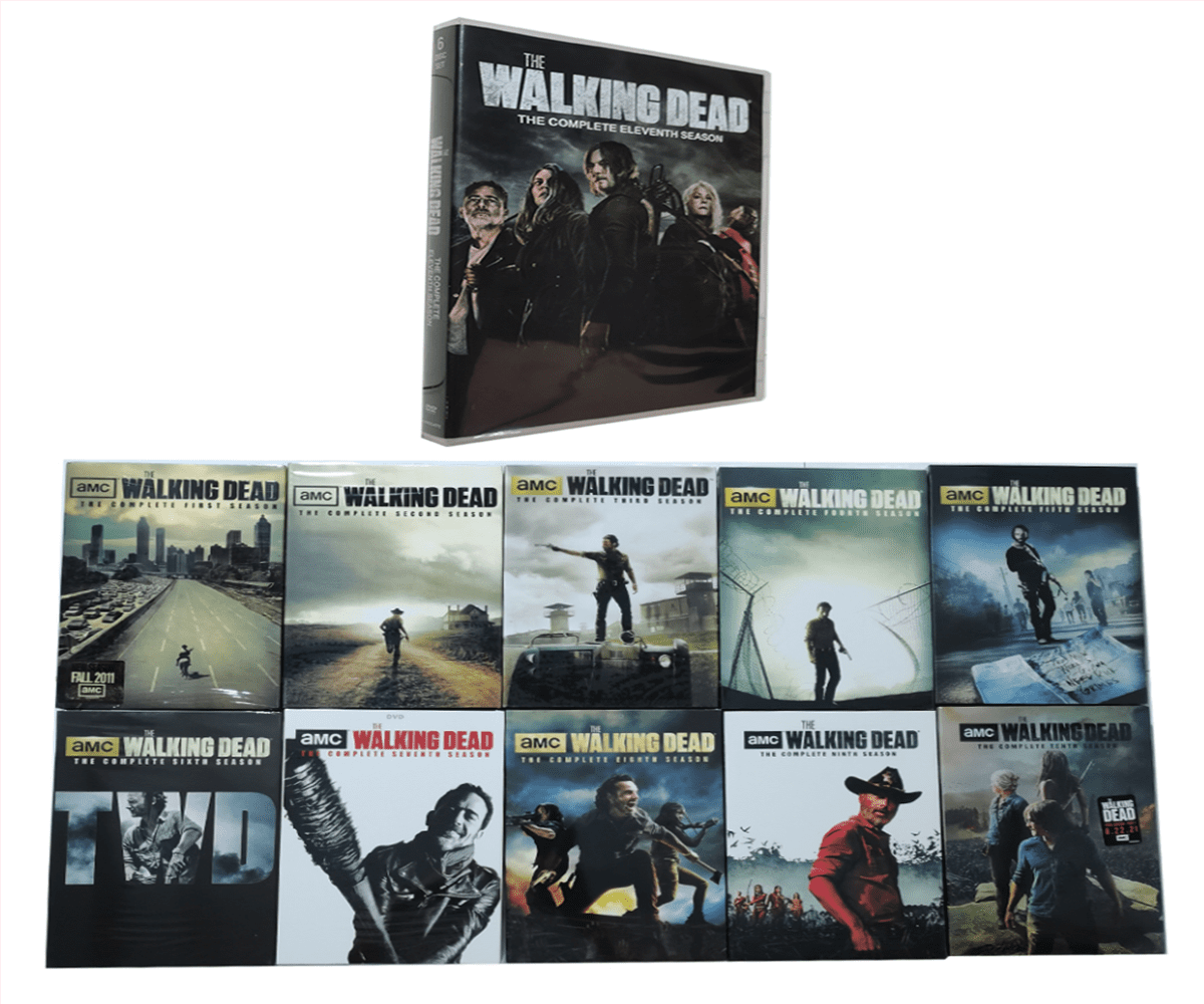 The Walking Dead American Horror TV Series: Complete Box Collection Seasons 1-11, 53 DVD Set ...