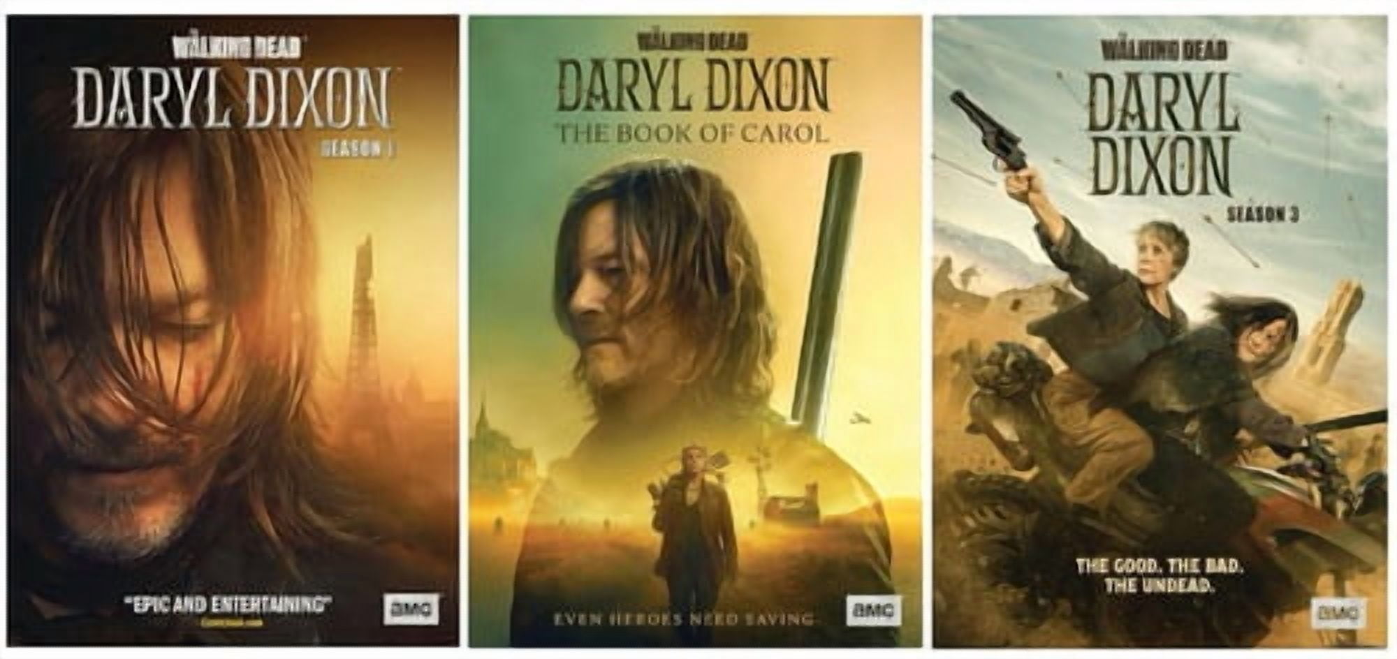 The Walking Dead Daryl Dixon Complete Series Seasons 1-3 (DVD ...