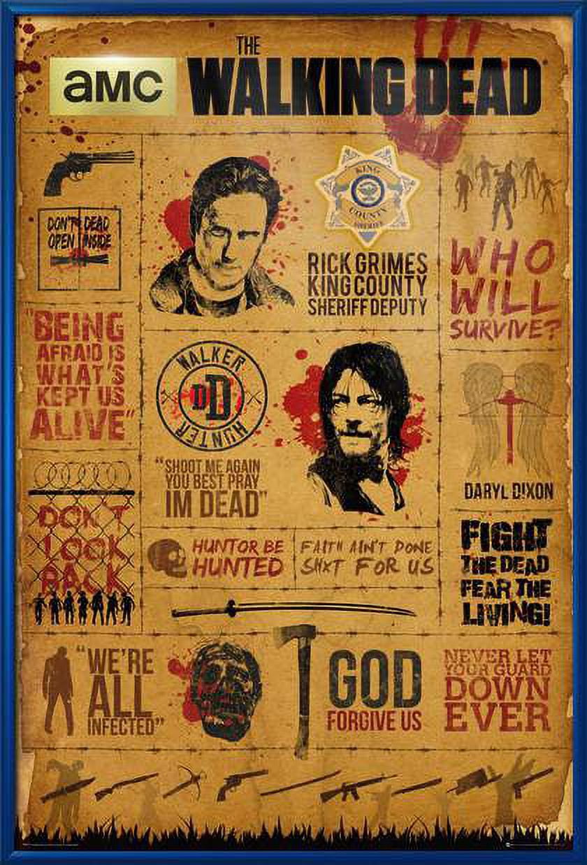 The Walking Dead Framed Poster