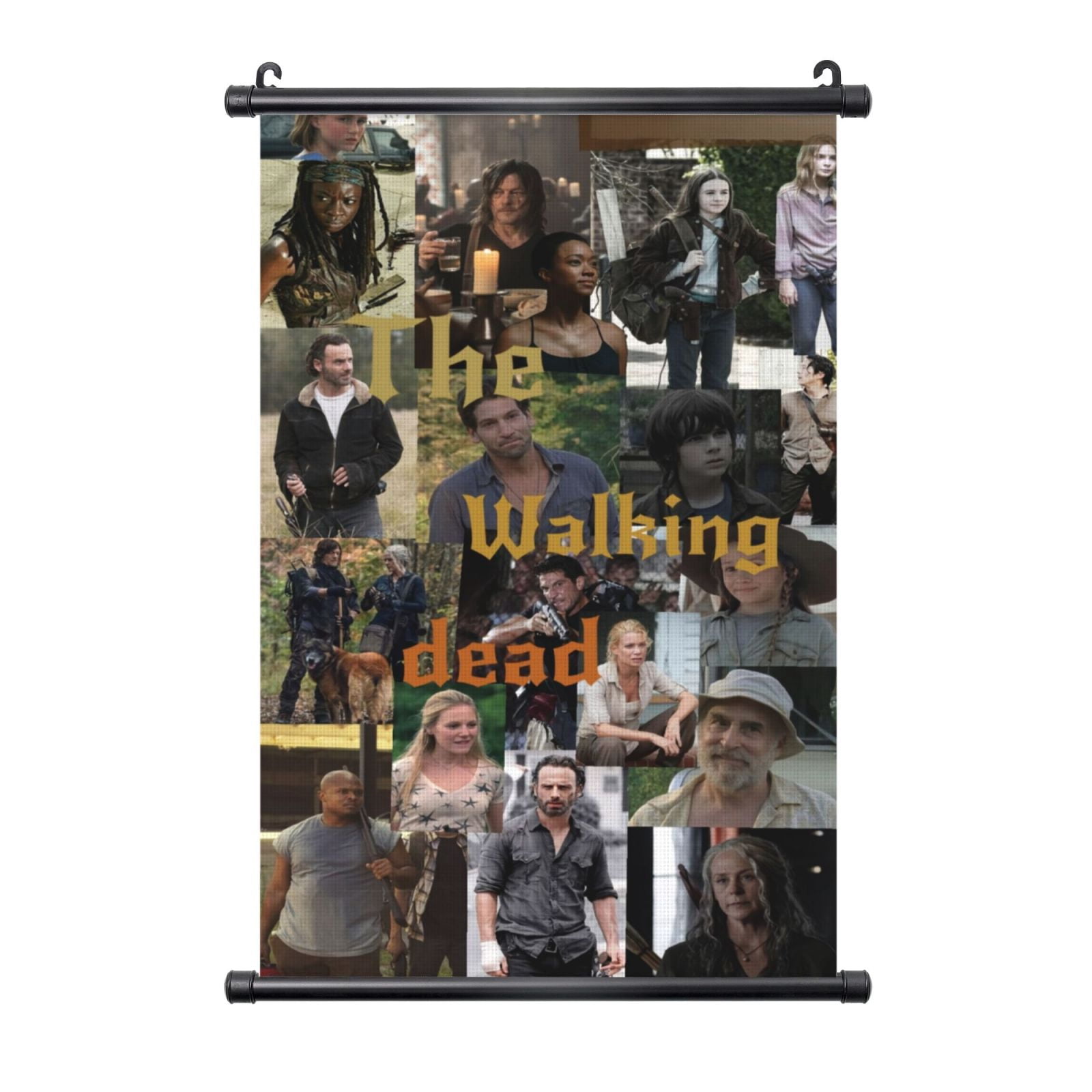 The Walking Dead Poster Aesthetic Canvas PVC Shaft Wall Art Hanging ...
