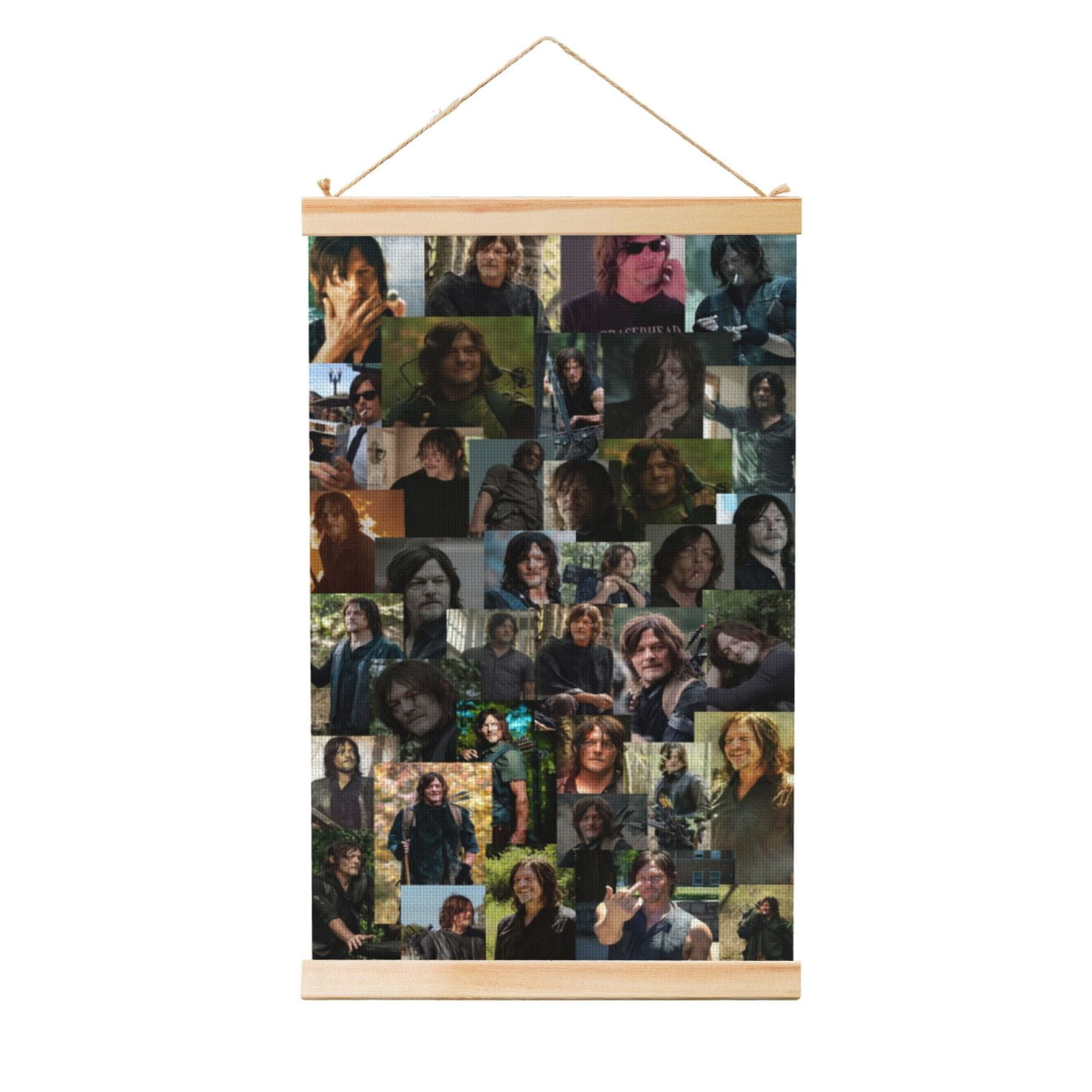 The Walking Dead Poster Aesthetic Canvas Wooden Shaft Wall Art Hanging ...