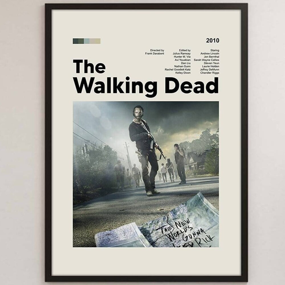 The Walking Dead Poster The Walking Dead Minimal Poster Walking Dead ...