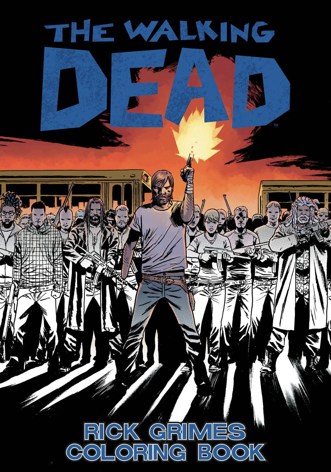 WALKING DEAD: RICK GRIMES ADULT COLORING BOOK, THE - Walmart.com