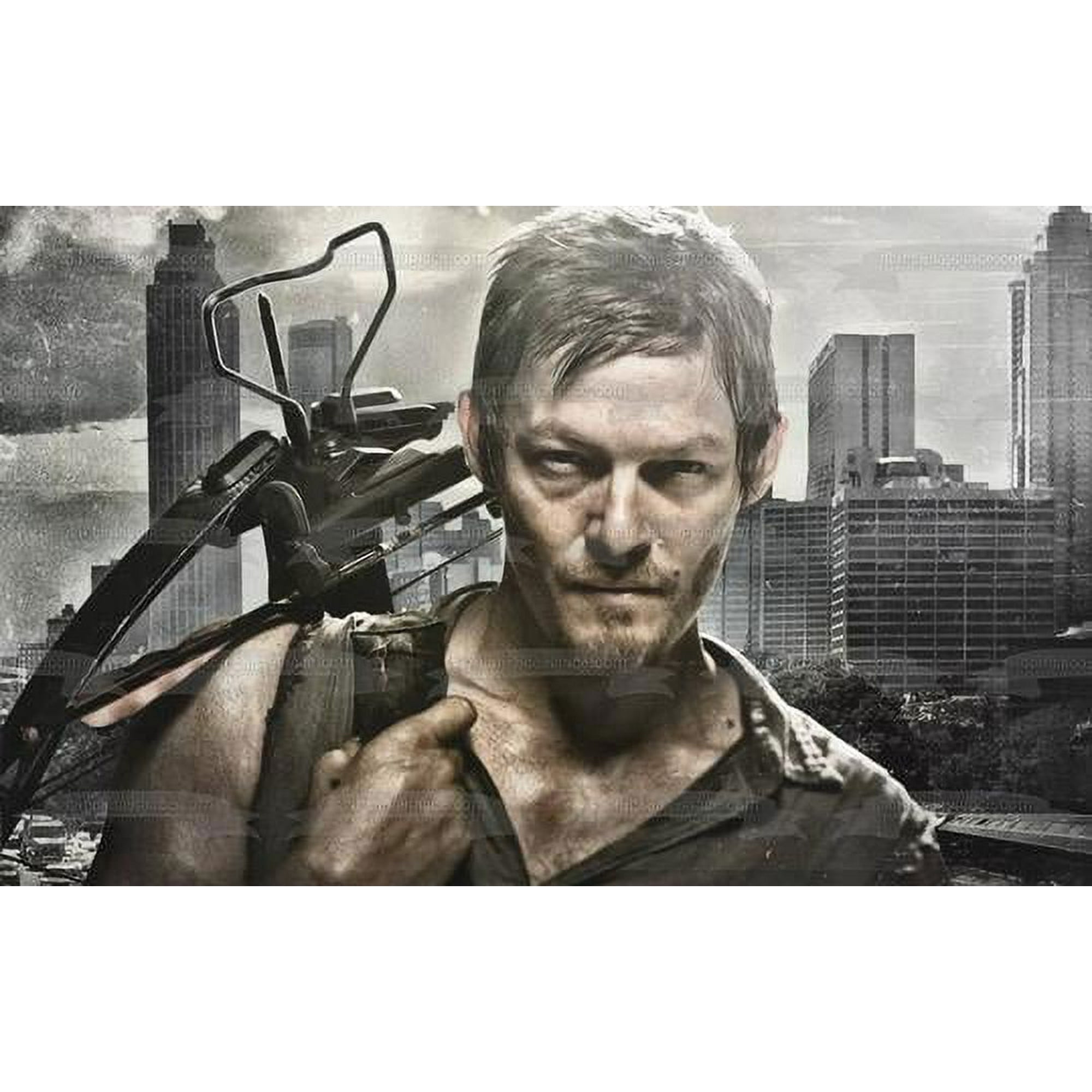 The Walking Dead TWD Daryl Birthday Party Edible Image Cake Topper For ...