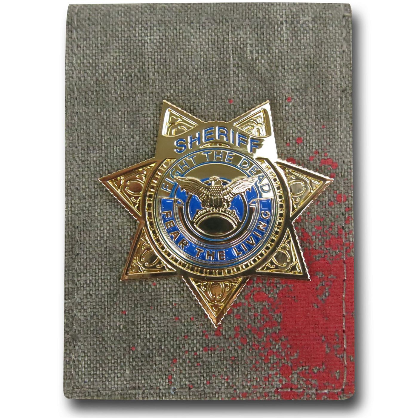 AMC's Walking Dead Sheriff Rick Grimes Badge Wallet - Zombie Horror ...