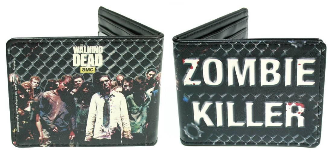 The Walking Dead - Zombie Killer Leather Wallet Wallet - 3.5x4 ...