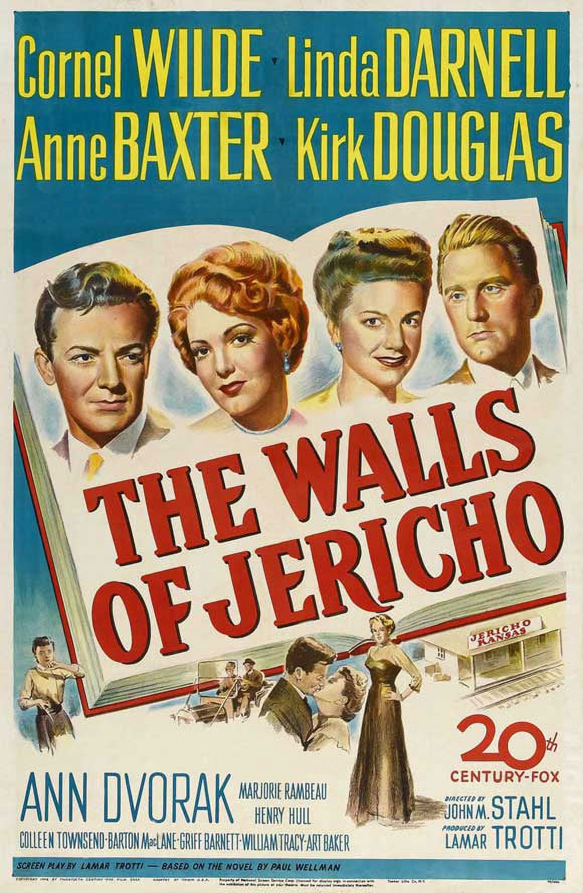 The Walls of Jericho - movie POSTER (Style A) (11" x 17") (1948 ...