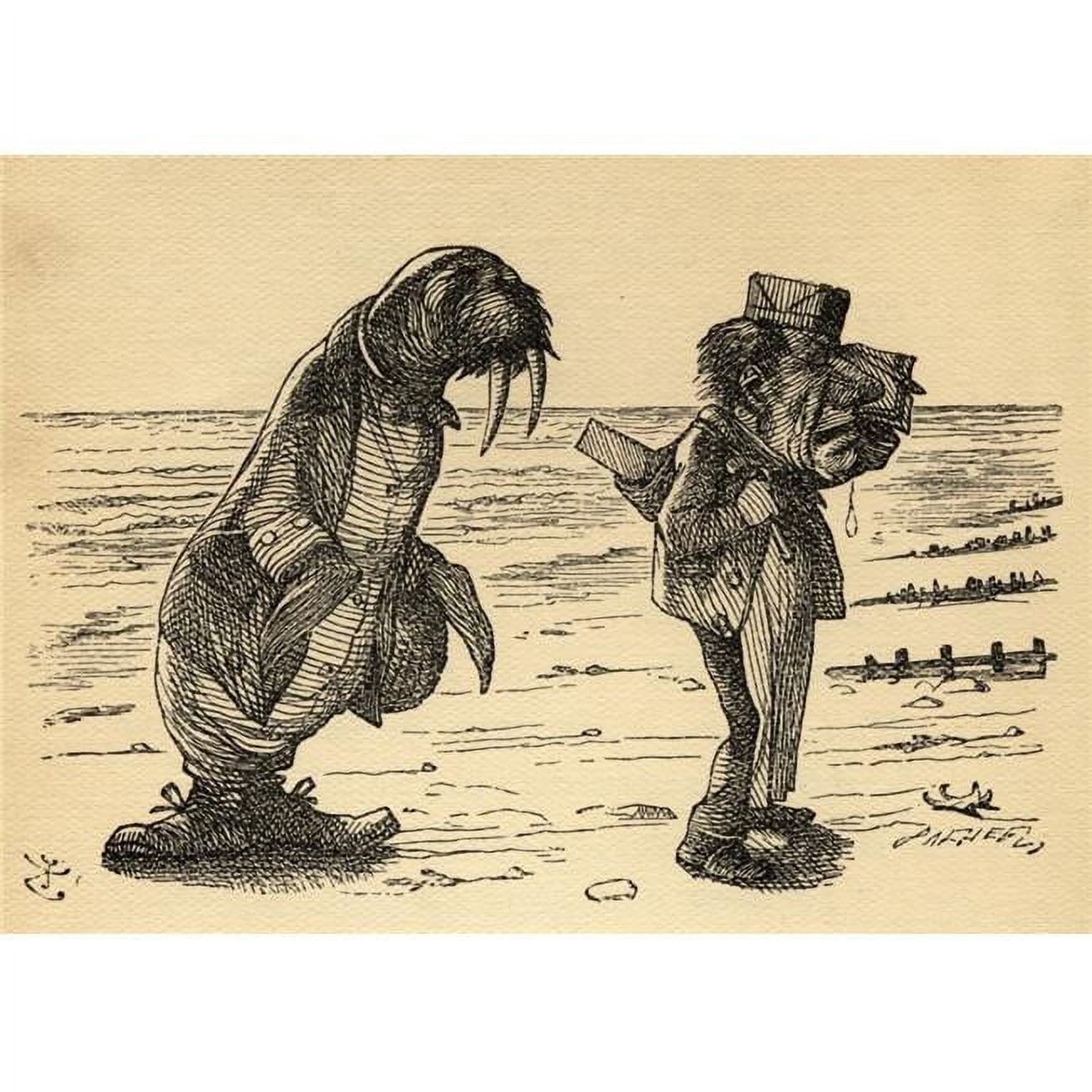 The Walrus And The Carpenter. Illustration By Sir John Tenniel 1820 ...