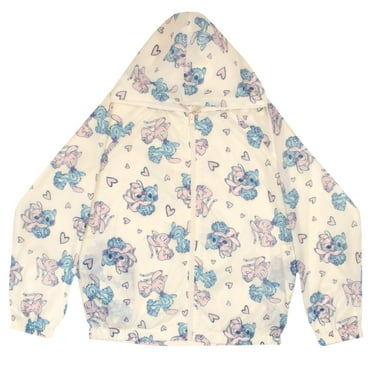 Disney Lilo and Stitch Girls Windbreaker Jacket Kids Rain Jacket for Big Kids Girls Rain Jacket ...