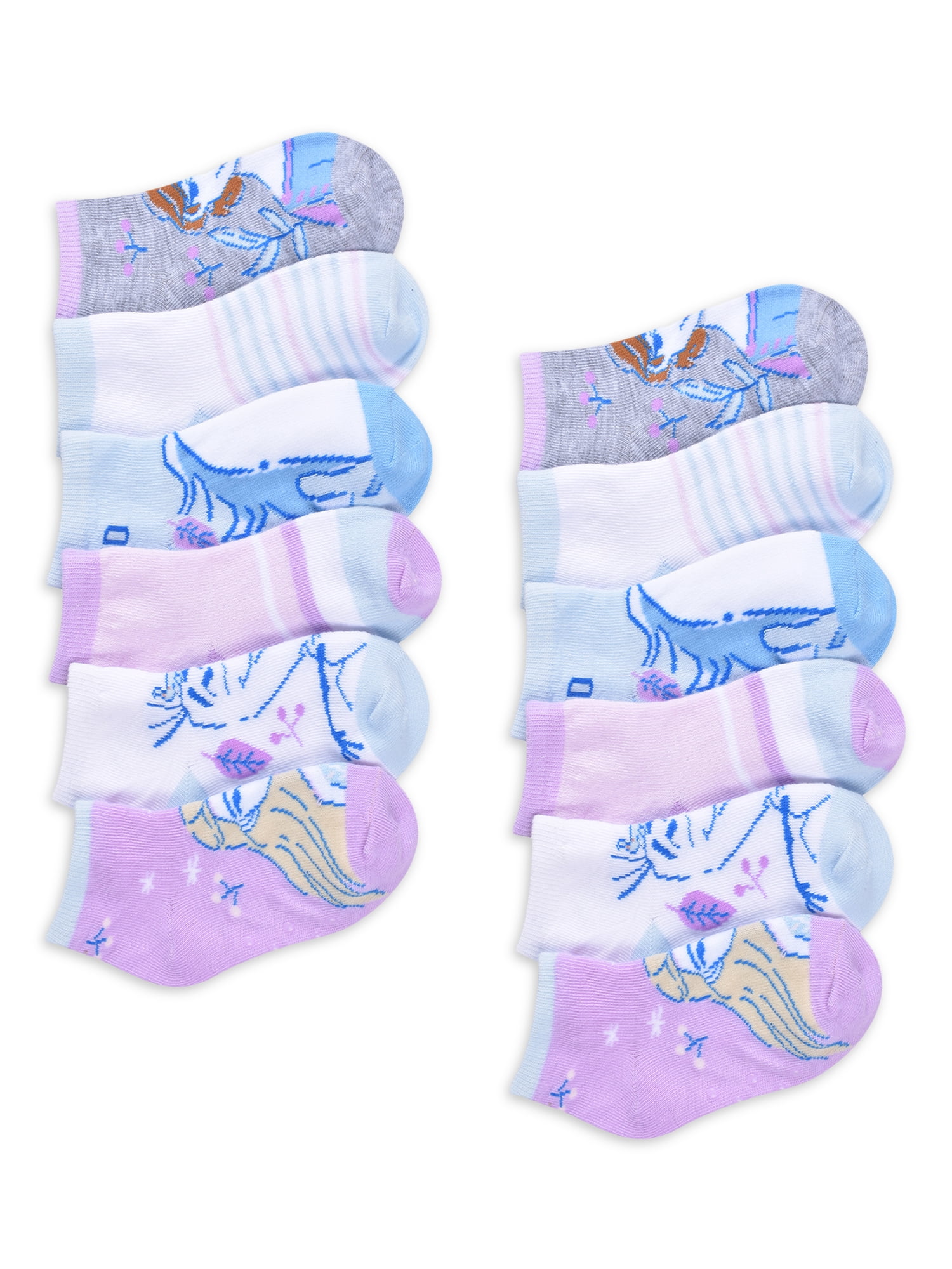 The Walt Disney by Frozen 2 Ankle Socks (Toddler), 12 Pack - Walmart.com