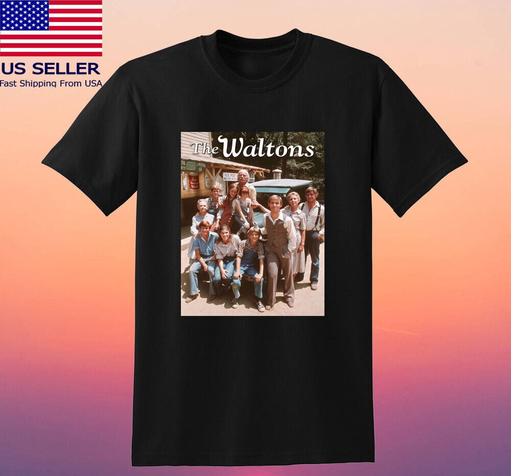 The Waltons 70s Tv Series Men's Black T-shirt Size S-5XL - Walmart.com